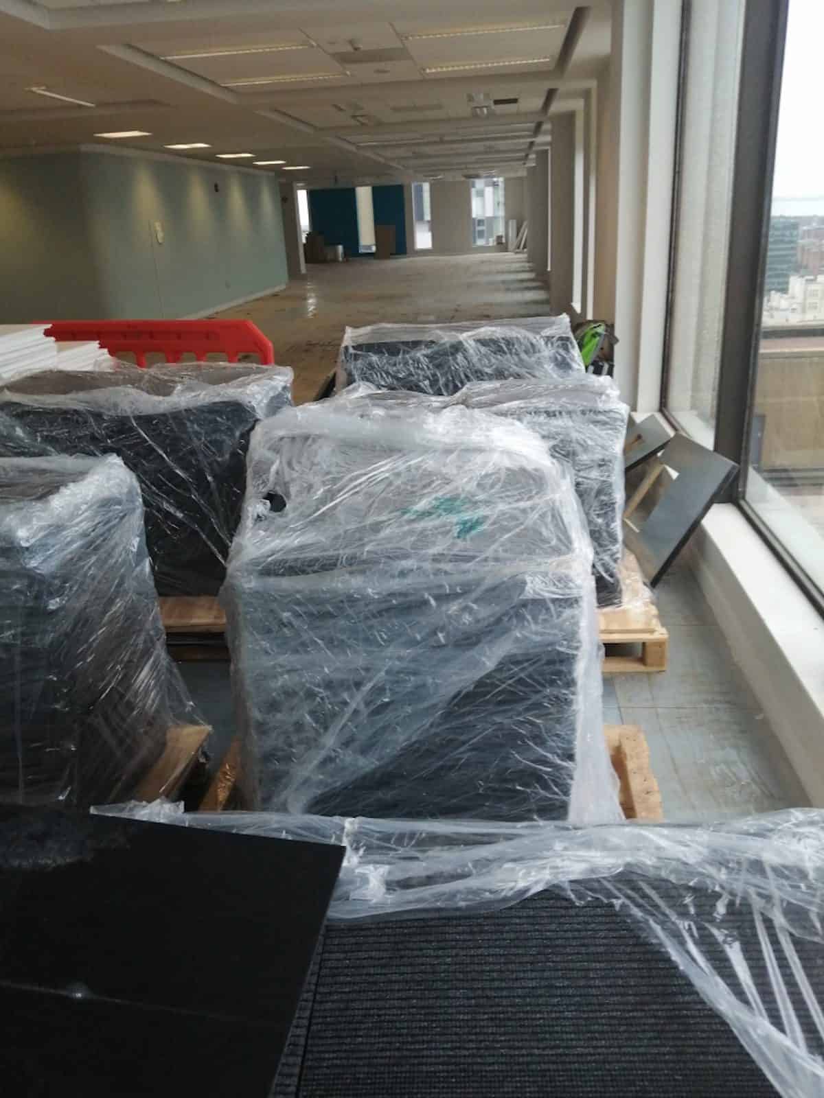 Reclaimed Carpet tiles delivered to social enterprises | Kimpton Wirral CSR