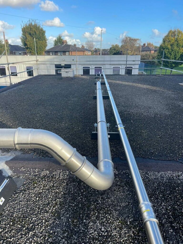 Packaged Plant boiler room replacement at NW school | Kimpton
