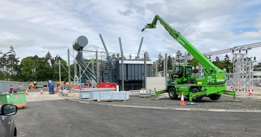 Acoustic Screens Alyth Substation | Kimpton Acoustic Engineeriing