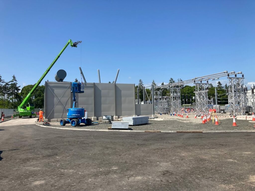 Acoustic Screens Alyth Substation | Kimpton Acoustic Engineeriing