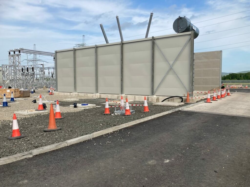 Acoustic Screens Alyth Substation | Kimpton Acoustic Engineeriing