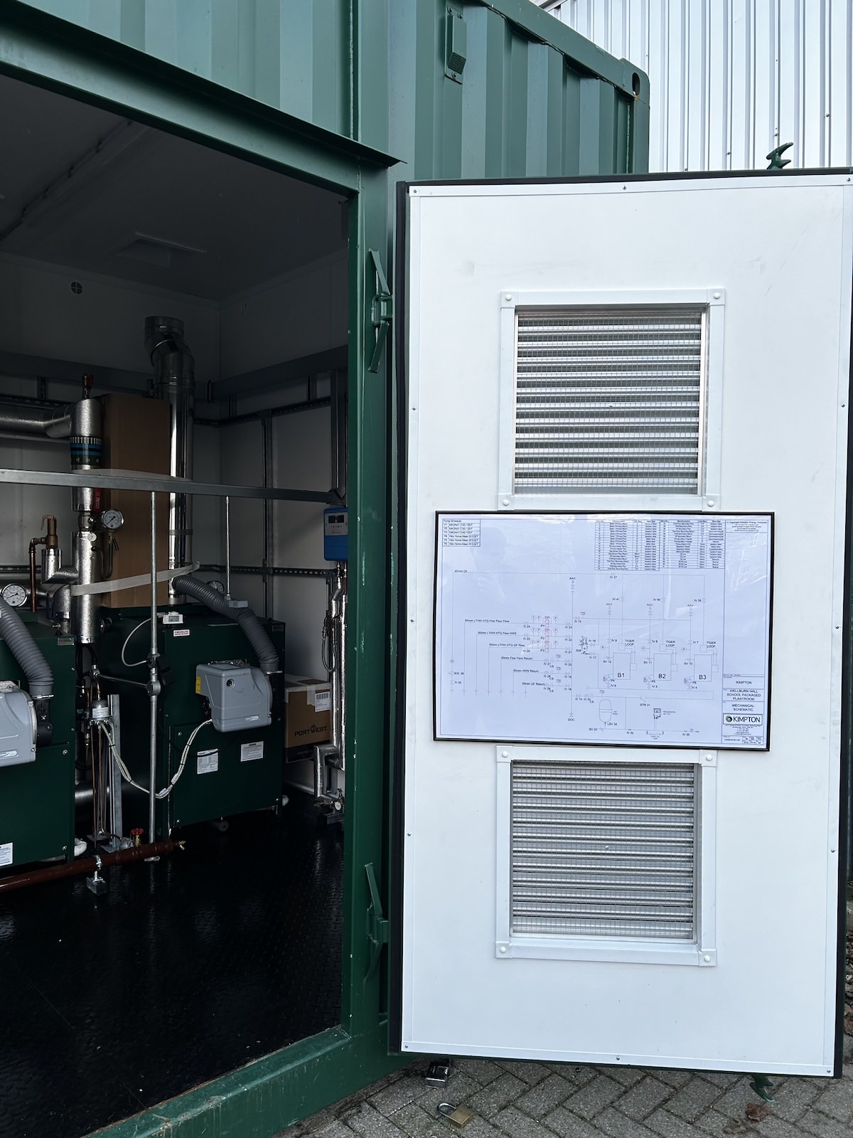 Packaged Plant Room Welburn Hall School North Yorks | Kimpton